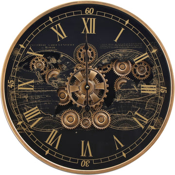 Buy Themis Metal Moving Gears Wall Clock 72cm Online – Oh Clocks