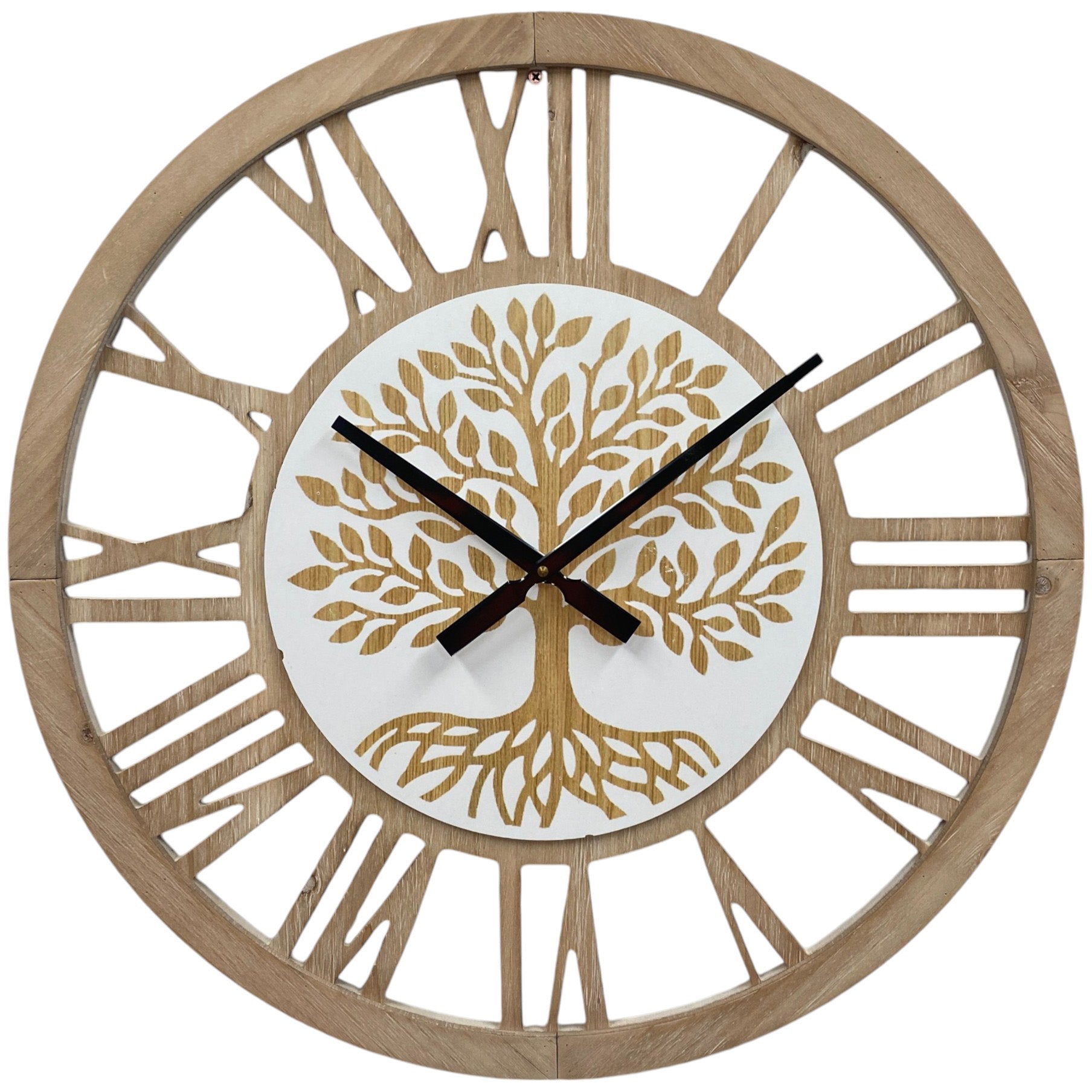 Buy Sylvan Wooden Tree Of Life Wall Clock 60cm Online – Oh Clocks