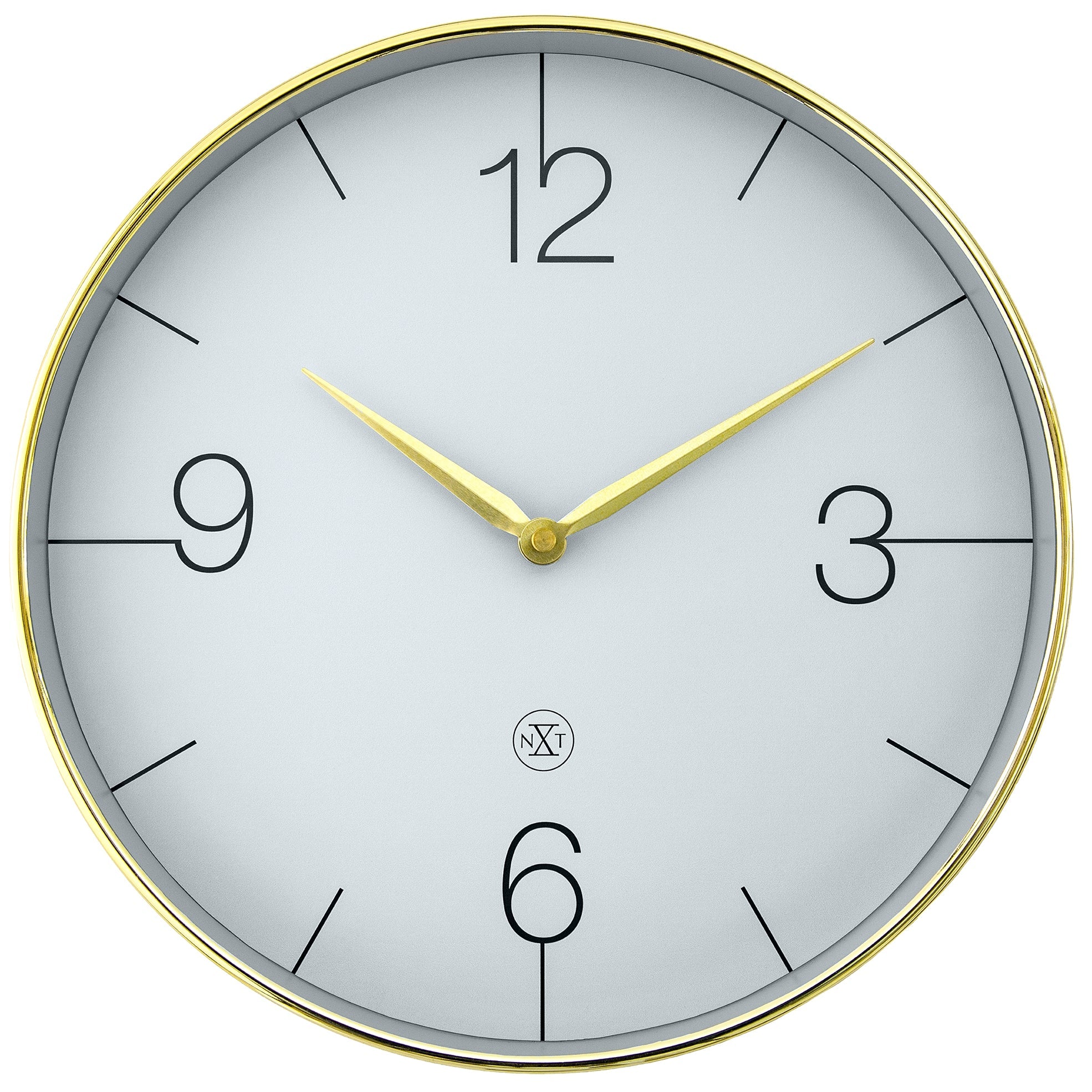 Buy NeXtime Finesse Wall Clock Gold 31cm Online – Oh Clocks