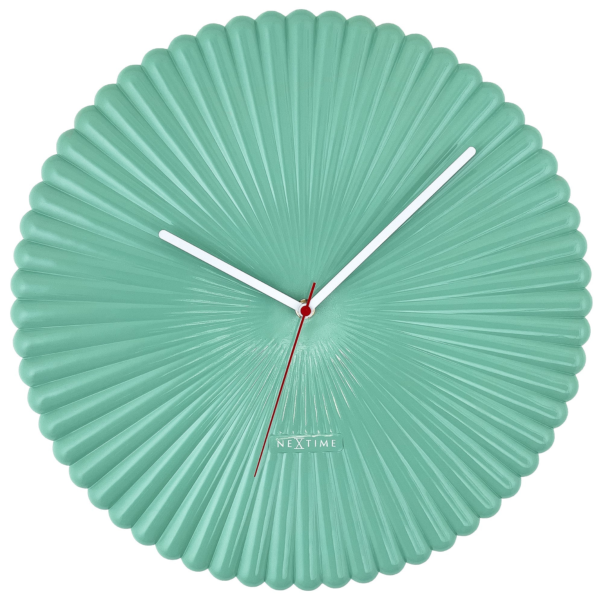 Buy NeXtime Mousse Wall Clock Green 40cm Online – Oh Clocks