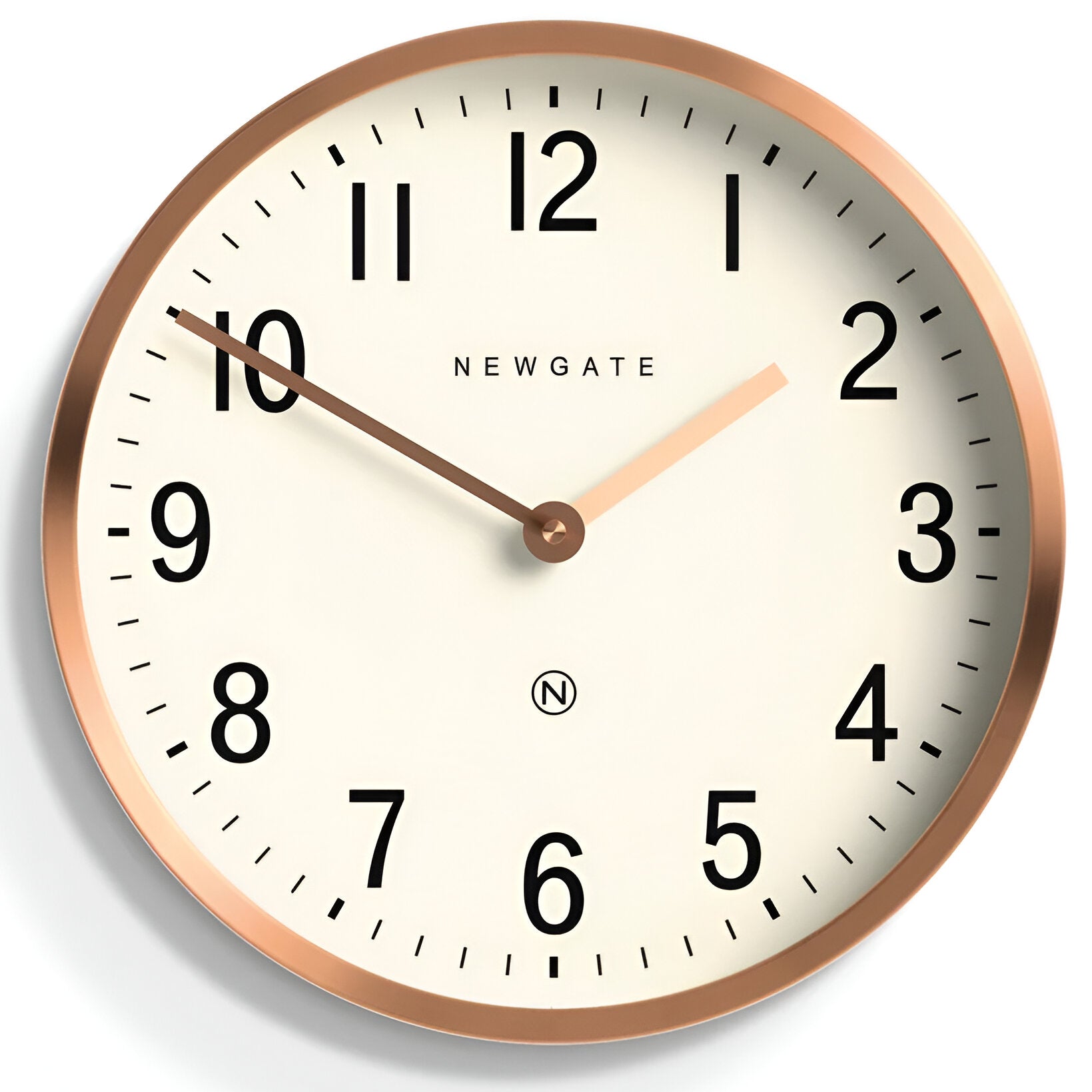 Buy Newgate Master Edwards Wall Clock Radial Copper 30cm Online – Oh Clocks