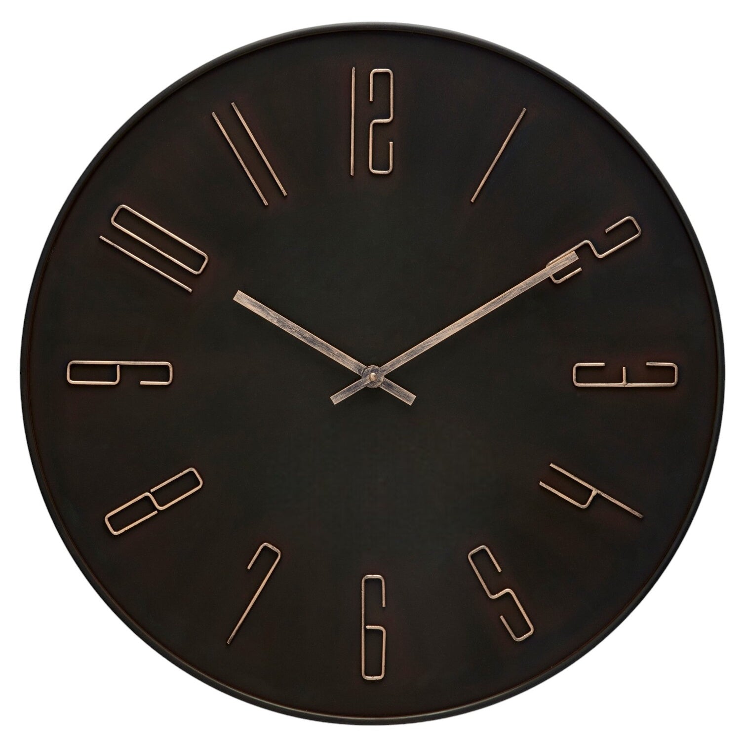 Buy One Six Eight London Barcelona Metal Wall Clock Charcoal 60cm – Oh ...
