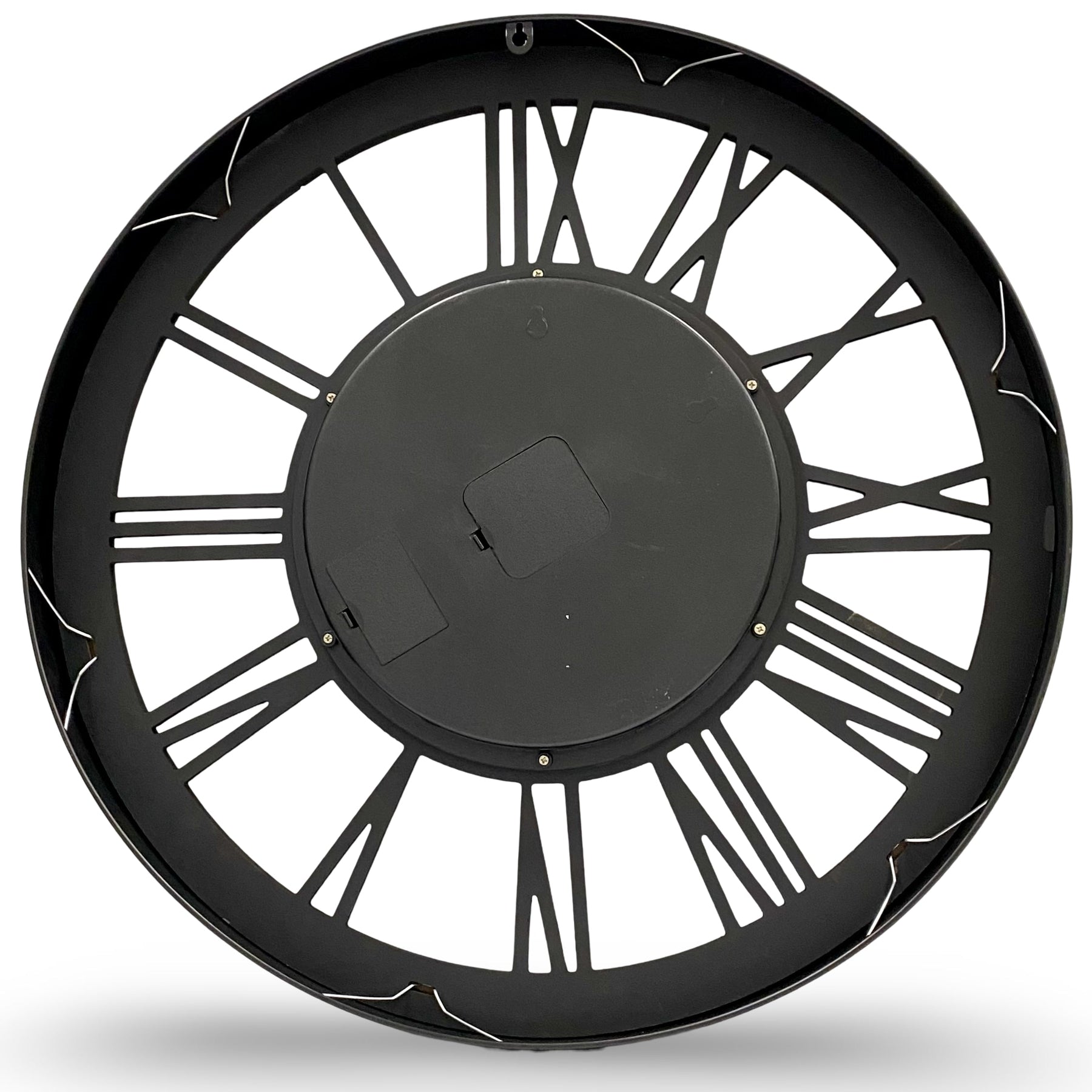 Buy Continental Black Metal Moving Gears Wall Clock 60cm Online – Oh Clocks