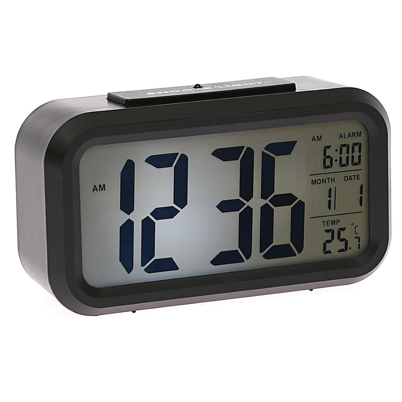 Checkmate Chapman Multifunction Digital Alarm Clock Black – Oh Clocks
