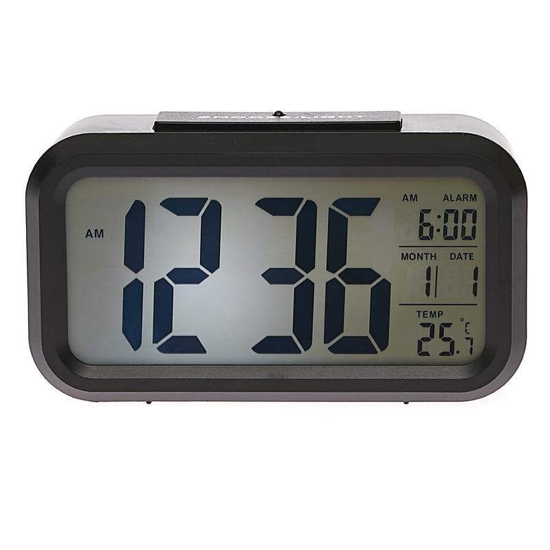 Checkmate Chapman Multifunction Digital Alarm Clock Black – Oh Clocks