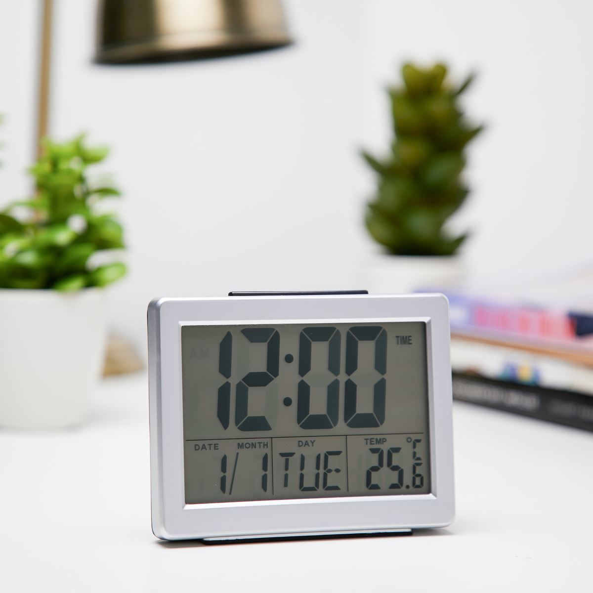 Buy Checkmate Martin Digital Alarm Clock Blue Backlight 13cm – Oh Clocks