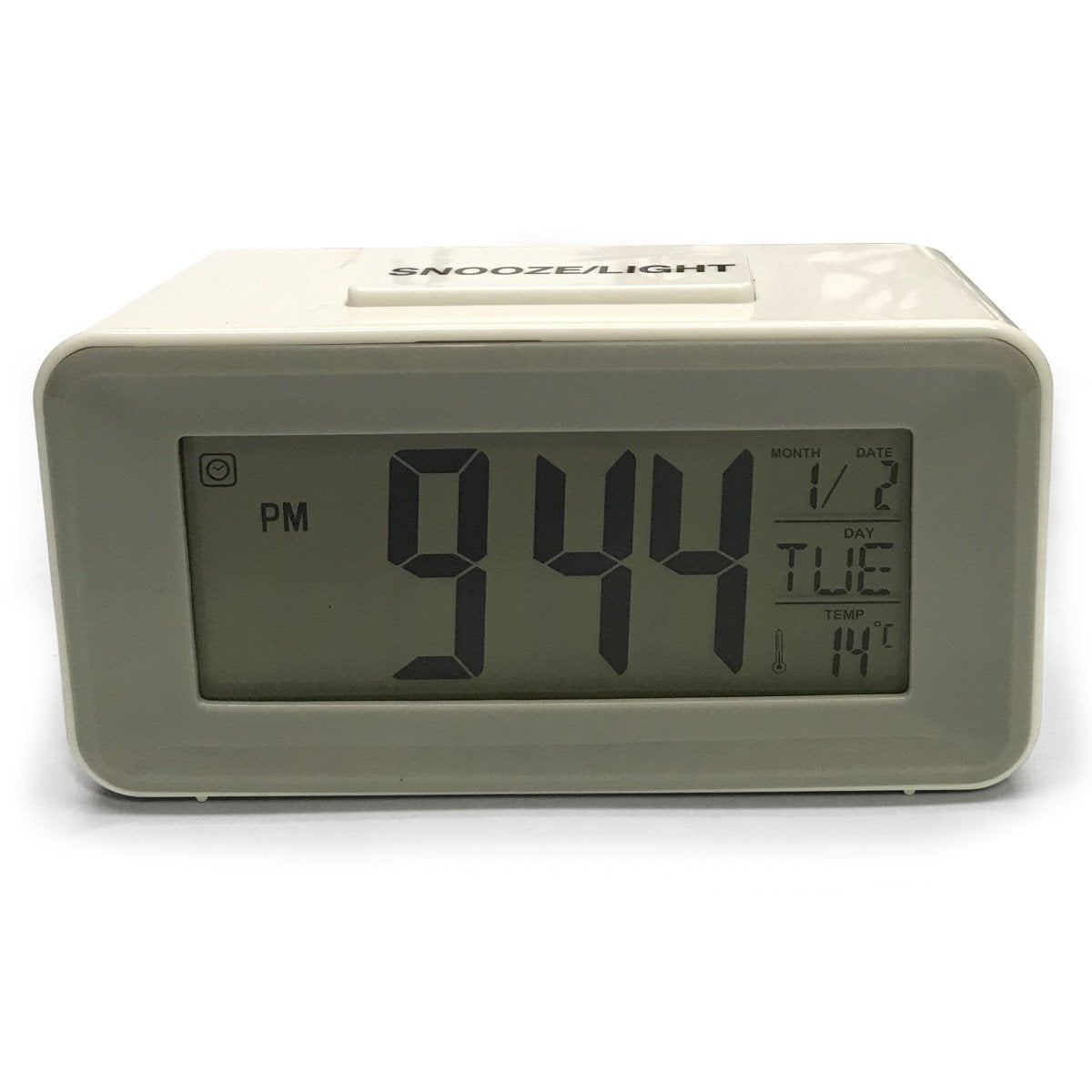 Buy Checkmate Brycen Multifunction Digital Alarm Clock White 11cm – Oh ...