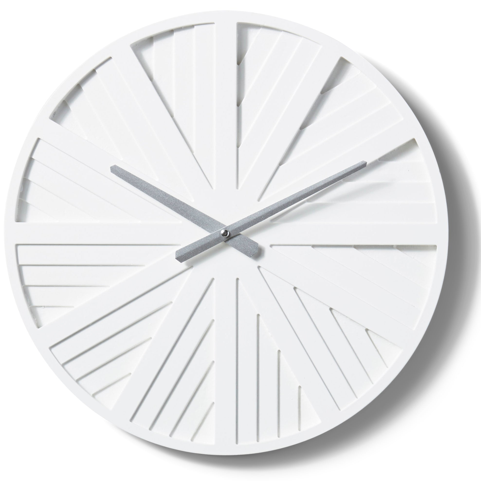Buy Jayanta Designer Stepped Face Wall Clock White 40cm Online – Oh Clocks