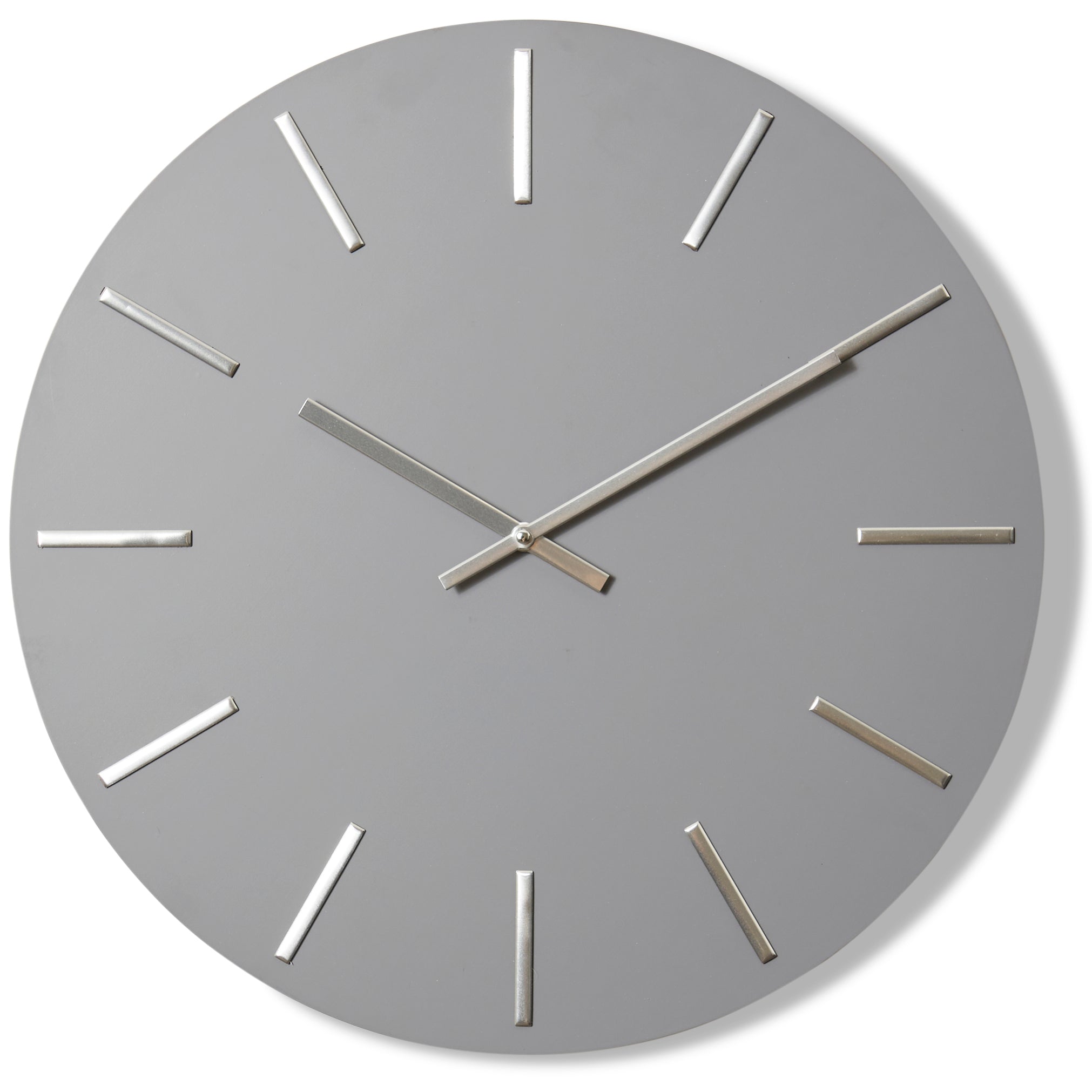 Buy Maddox Classic Markers Wall Clock Grey and Silver 50cm Online – Oh ...