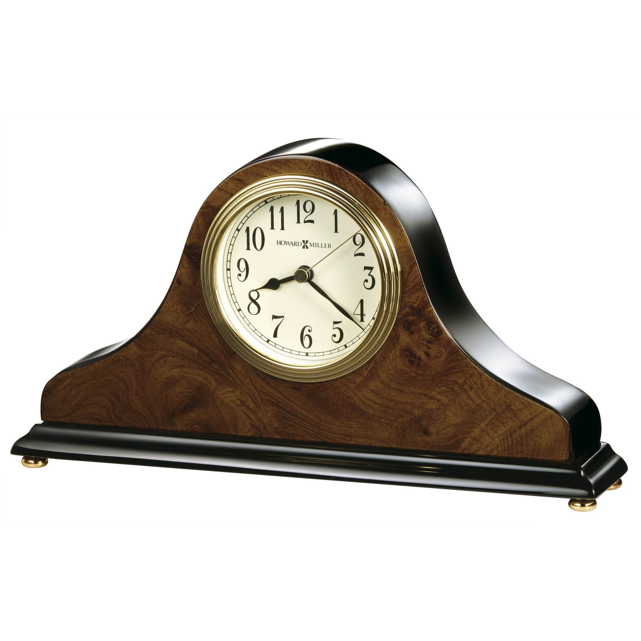 Buy Howard Miller Baxter Desk Clock Walnut Brown 27cm Online – Oh Clocks