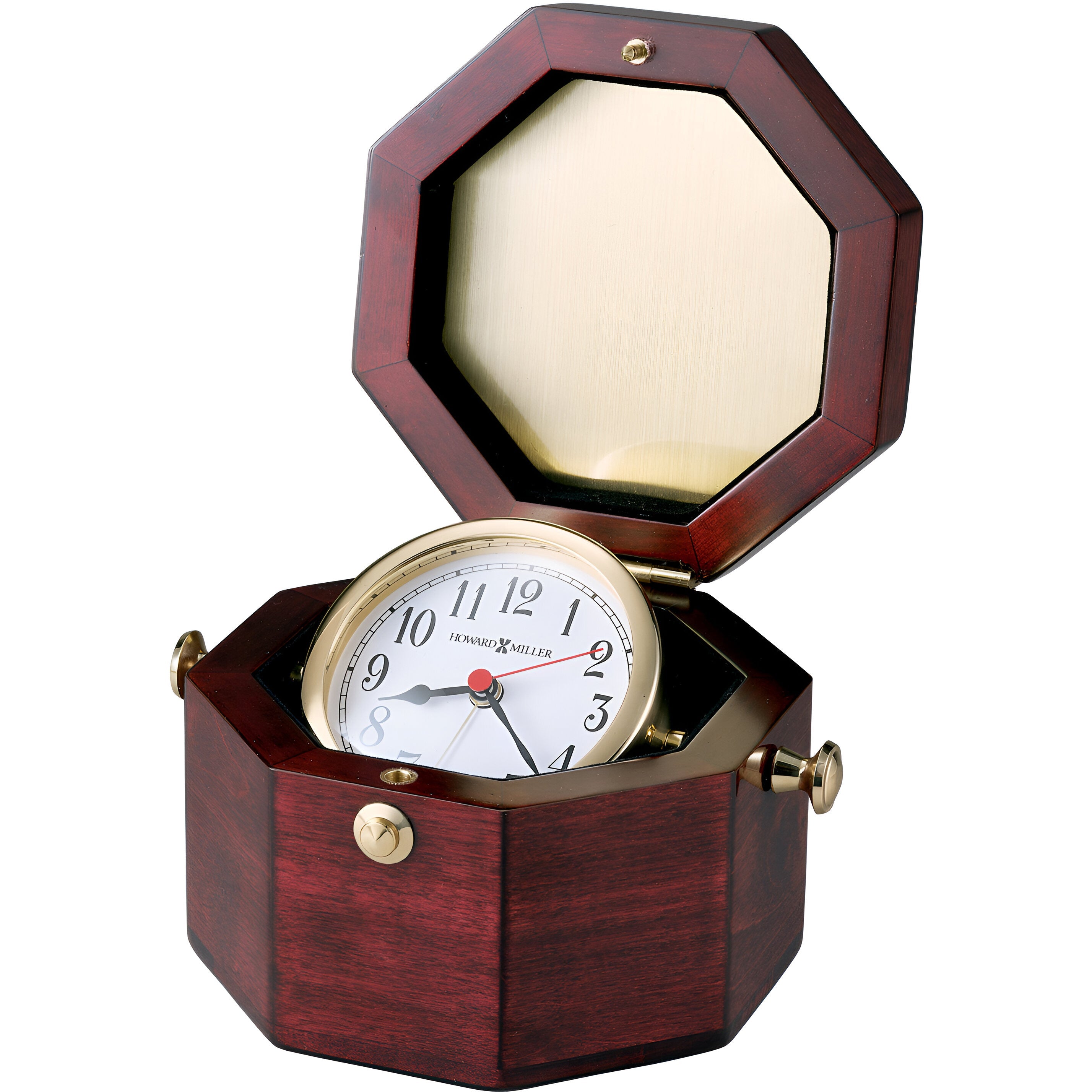 Buy Howard Miller Chronometer Alarm Clock Dark Rosewood 18cm – Oh Clocks