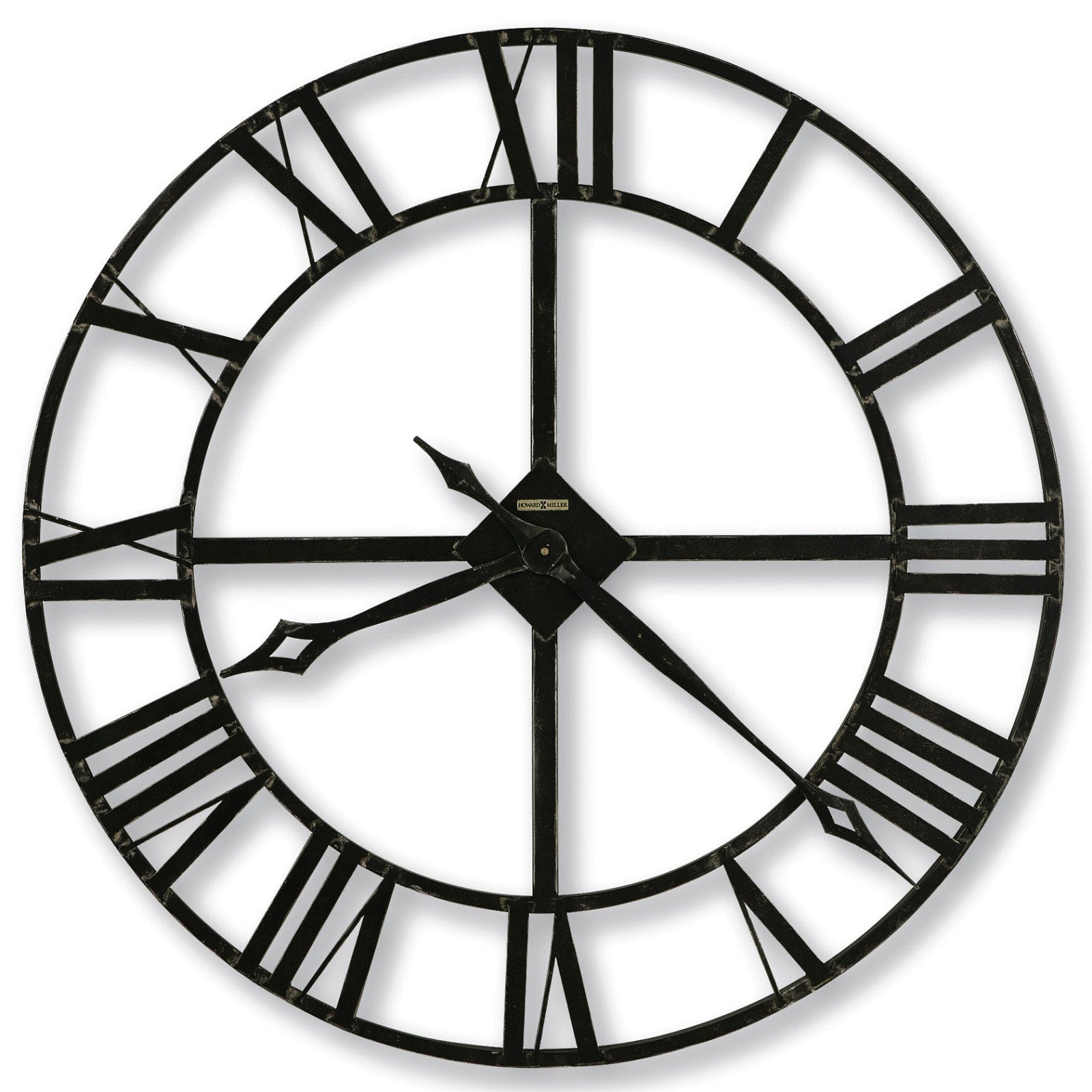 Buy Howard Miller Lacy II Wrought Iron Skeleton Wall Clock 36cm – Oh Clocks