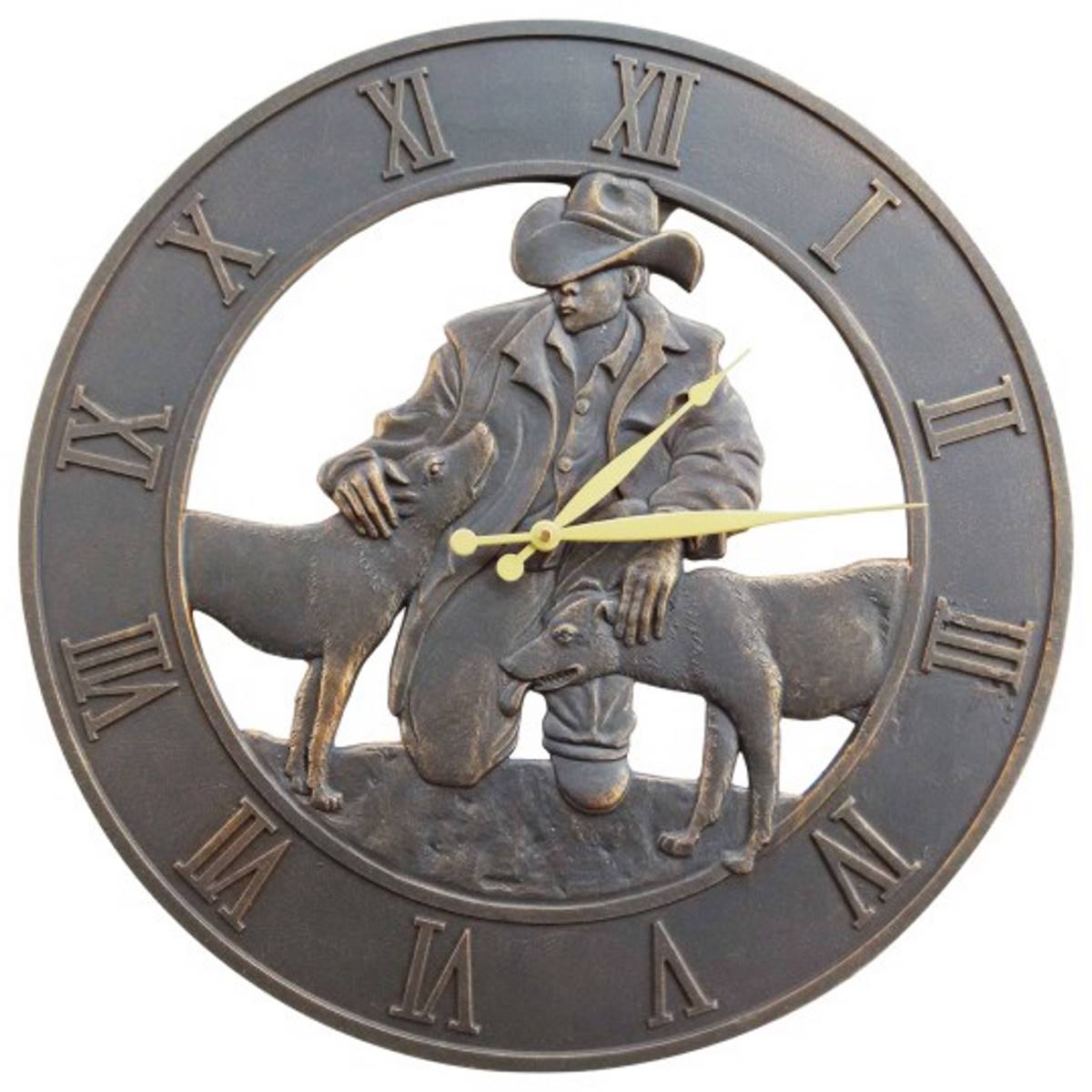 Buy Outback Cast Aluminium Outdoor Wall Clock 58cm Online – Oh Clocks