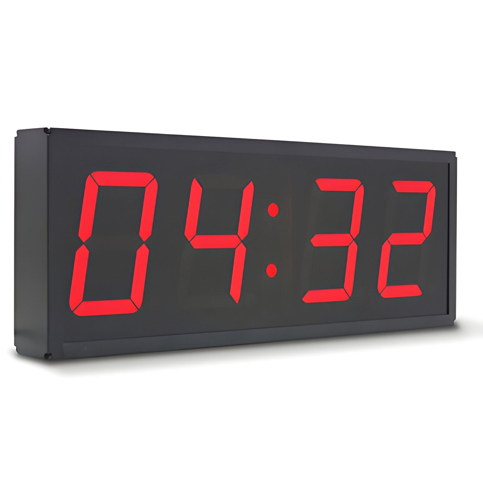 Buy Jadco Large Mains Powered Red LED with Remote Wall Clock 42cm – Oh ...