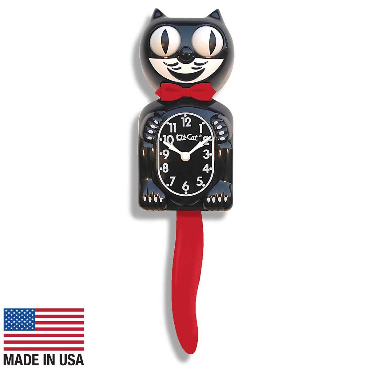 Buy Kit Cat Klocks Crimson Royale Gentleman Wall Clock 40cm – Oh Clocks