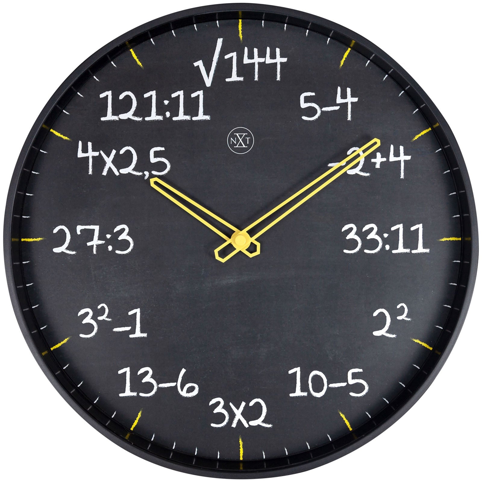 Buy NeXtime Maths Kids Wall Clock Black 30cm Online – Oh Clocks