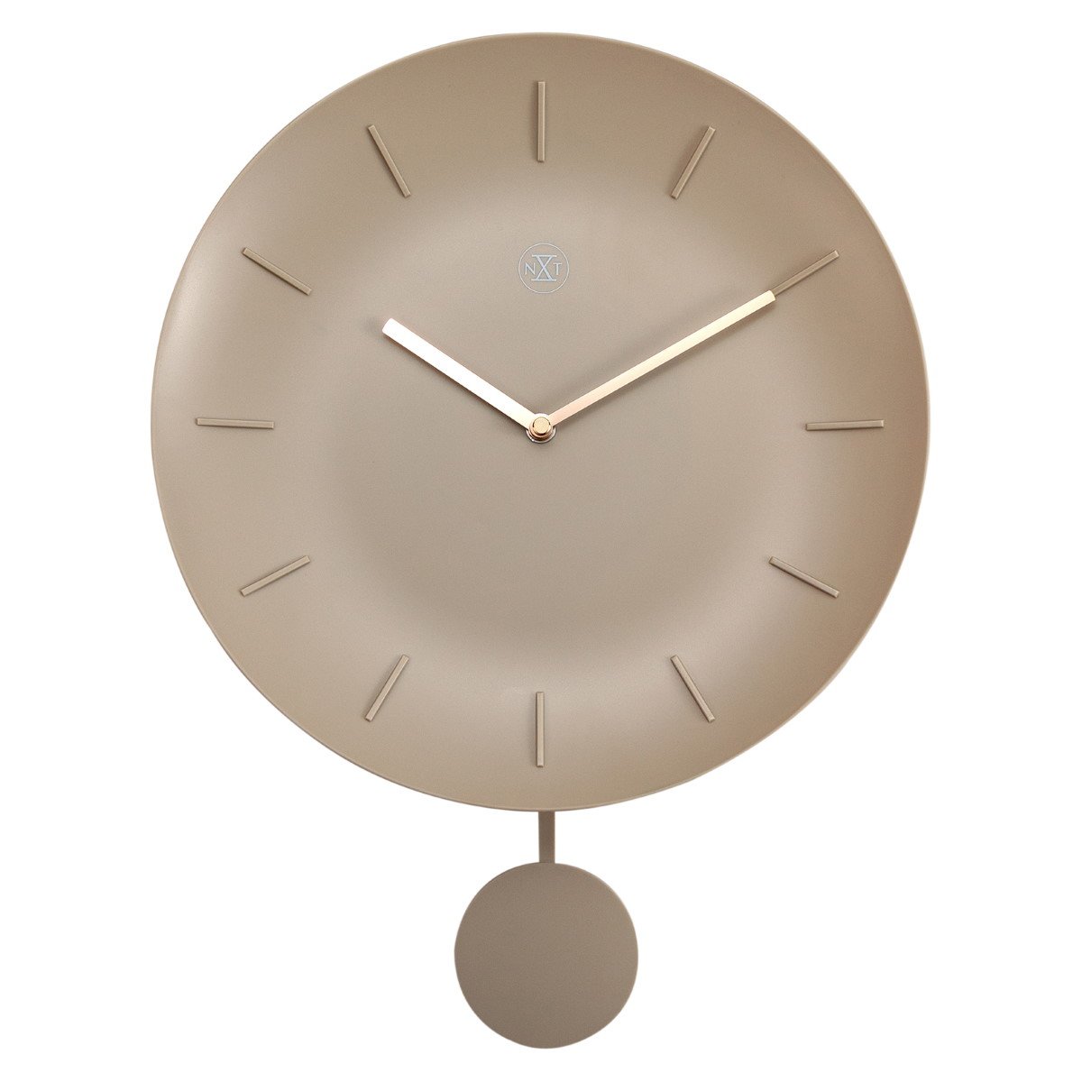 Buy NeXtime Bowl Pendulum Wall Clock Off White 30cm Online – Oh Clocks