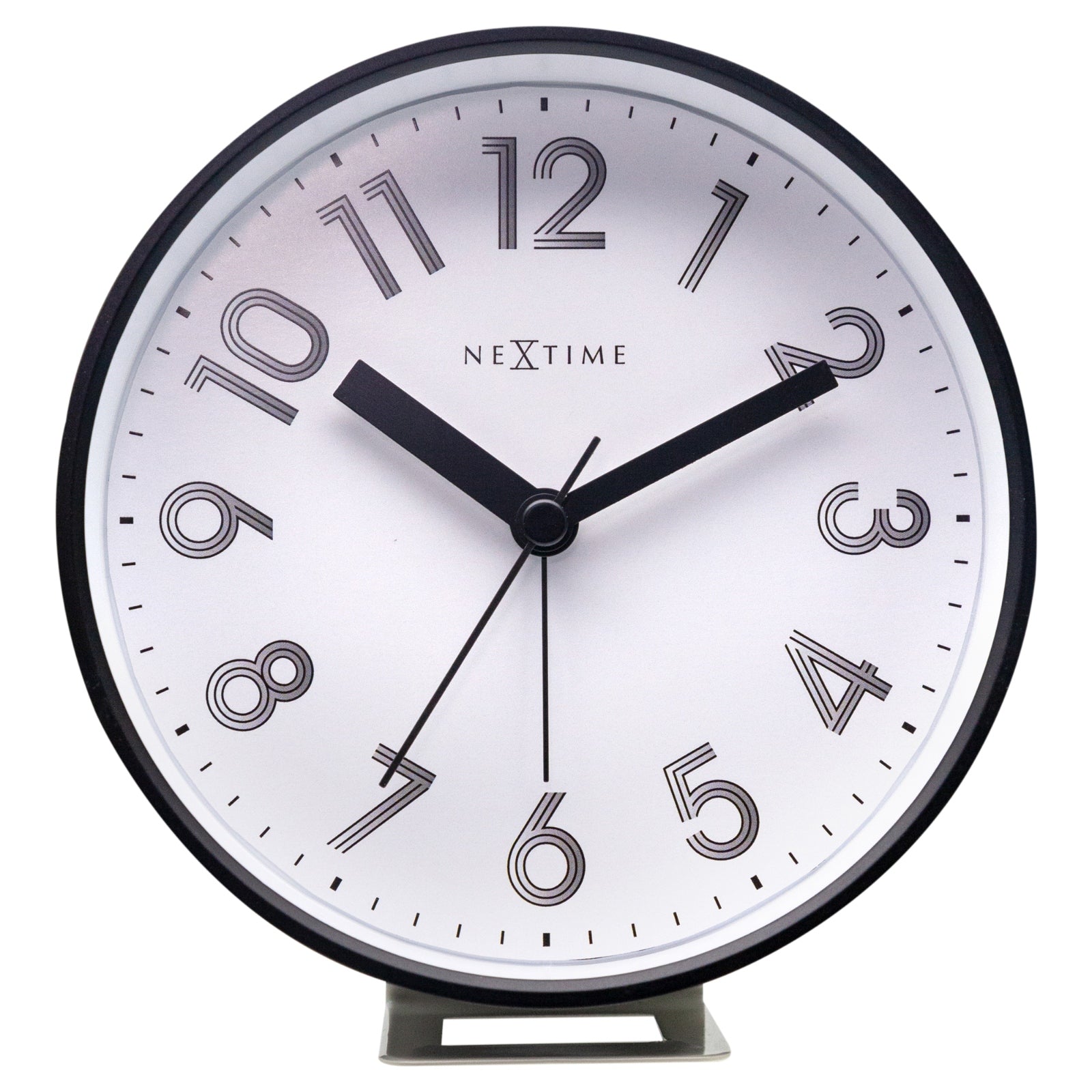 Buy NeXtime Reflect Wall or Desk Alarm Clock White 14cm Online – Oh Clocks