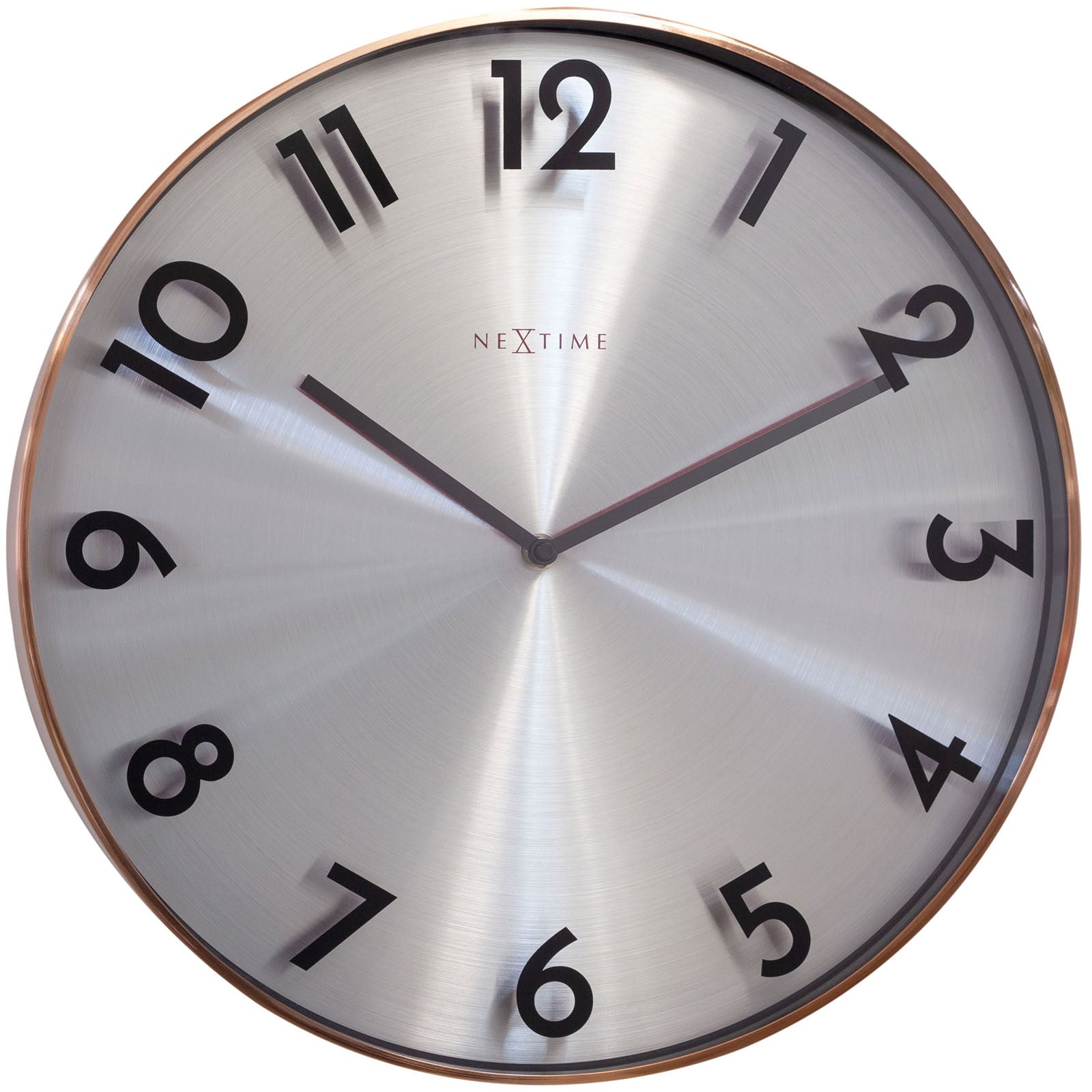 Buy NeXtime Reflection Wall Clock Silver 40cm Online – Oh Clocks