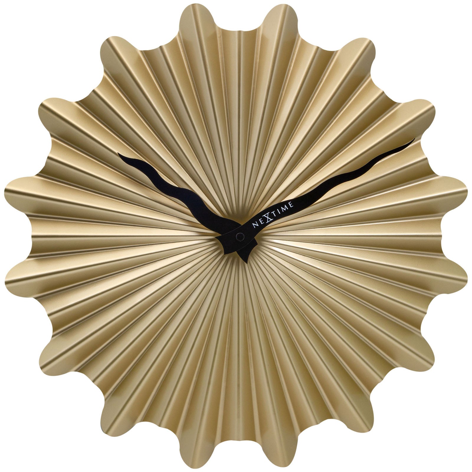 Buy NeXtime Sunny Wall Clock Gold 40cm Online – Oh Clocks