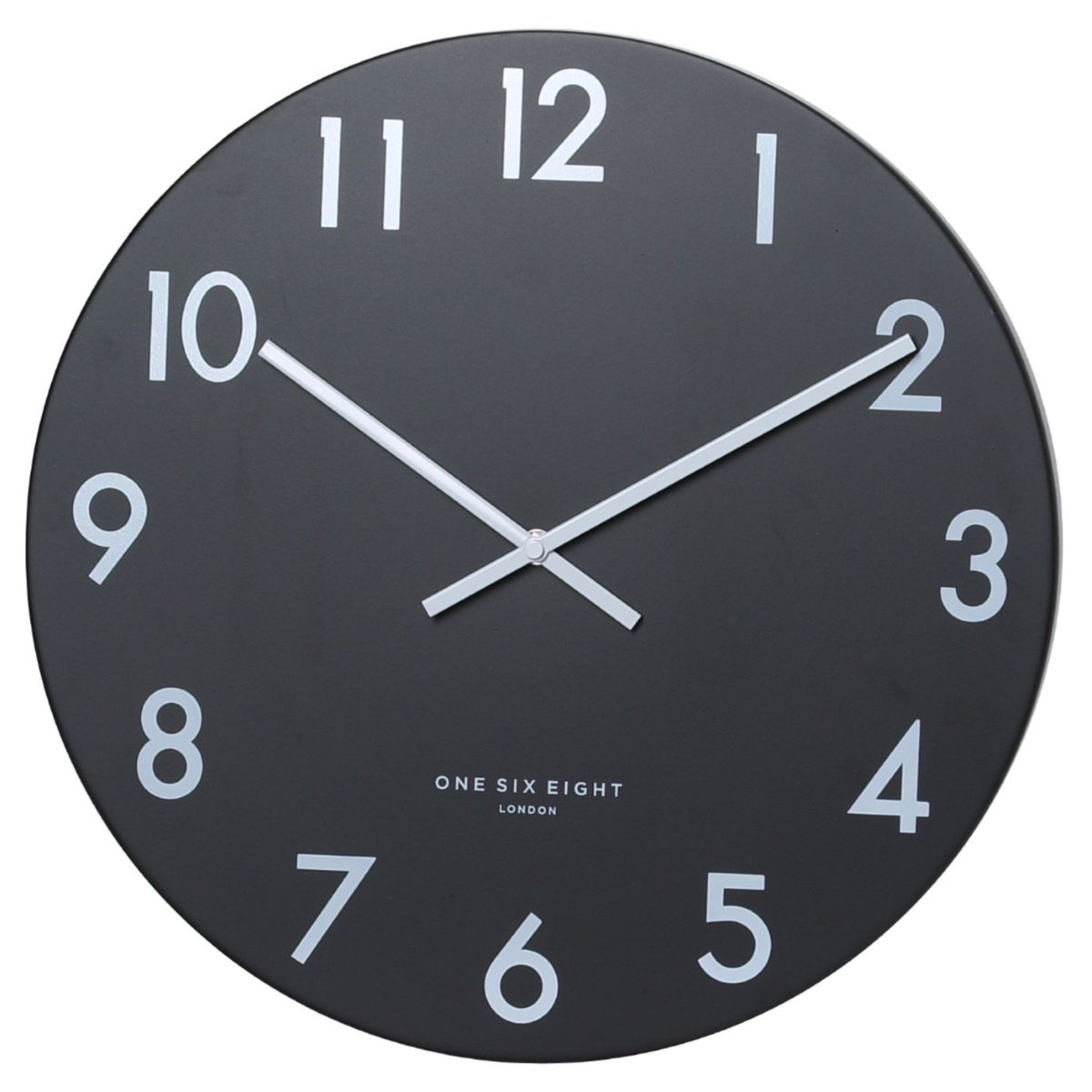 Buy One Six Eight London Jackson Wall Clock Black 60cm – Oh Clocks