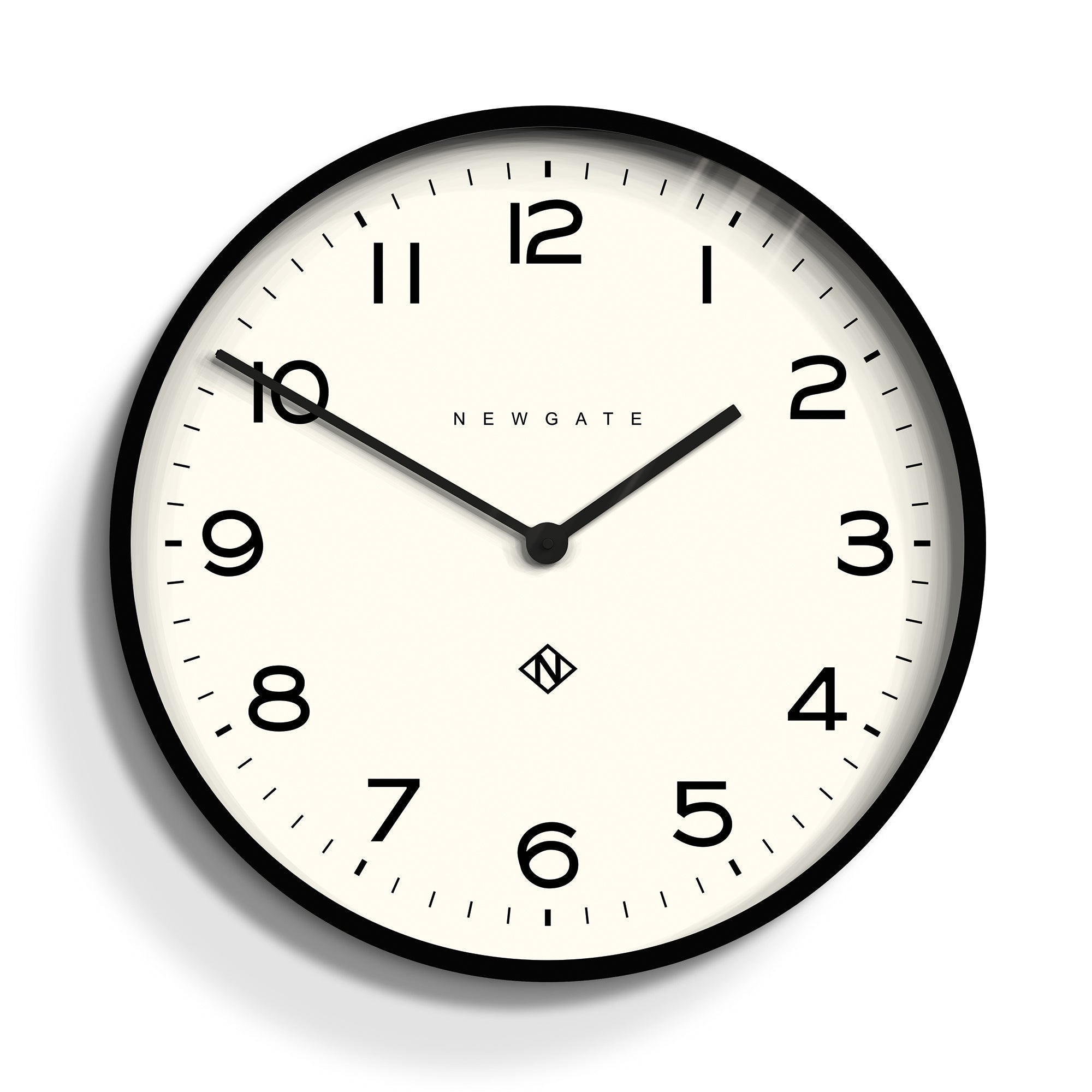 Buy Newgate Echo Number One Wall Clock Black 54cm Online – Oh Clocks