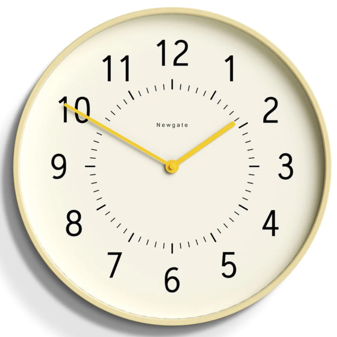 Buy Newgate Monopoly Plywood Wall Clock Yellow Hands 41cm Online – Oh ...