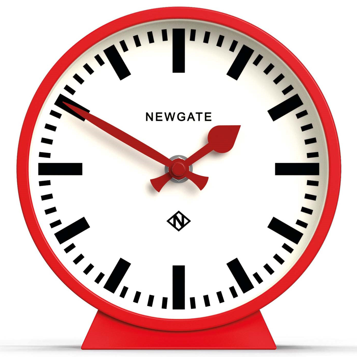 Buy Newgate Railway Mantel Clock Fire Engine Red 17cm Online – Oh Clocks