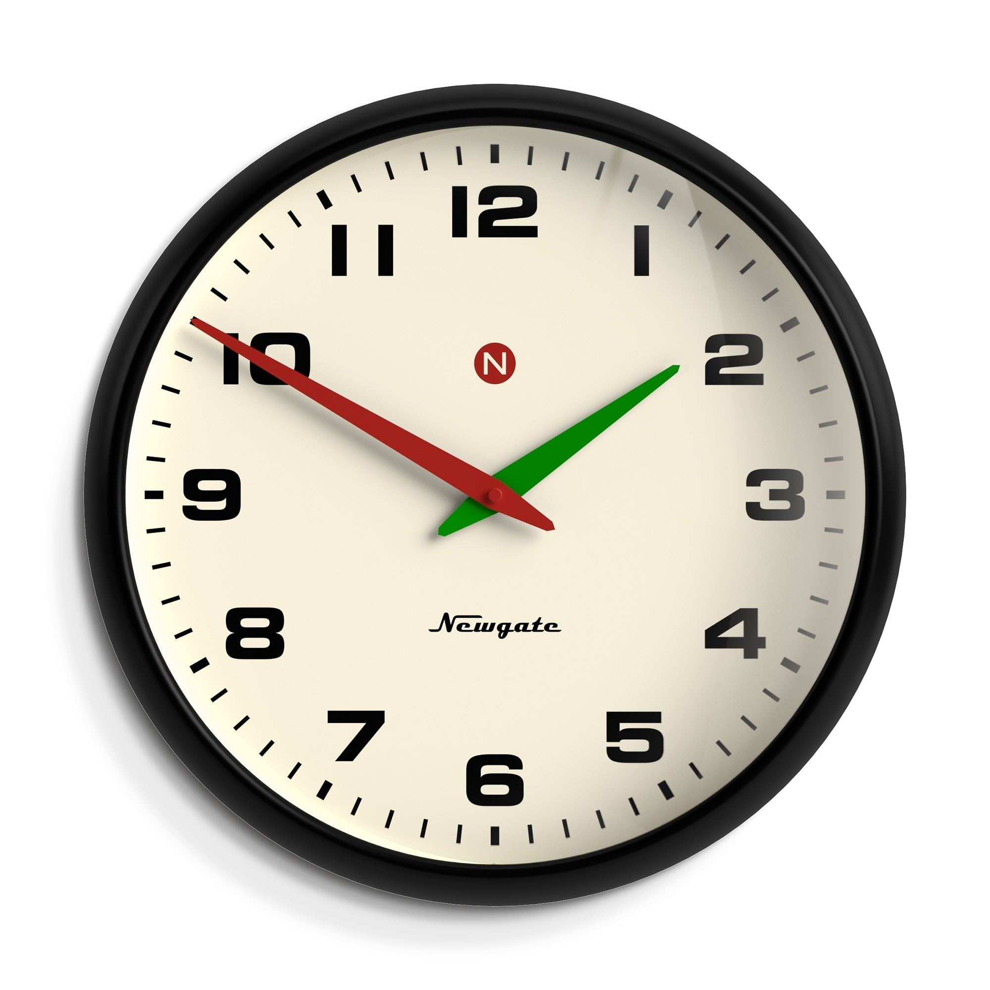 Buy Newgate Superstore Retro Wall Clock Black 40cm Online – Oh Clocks