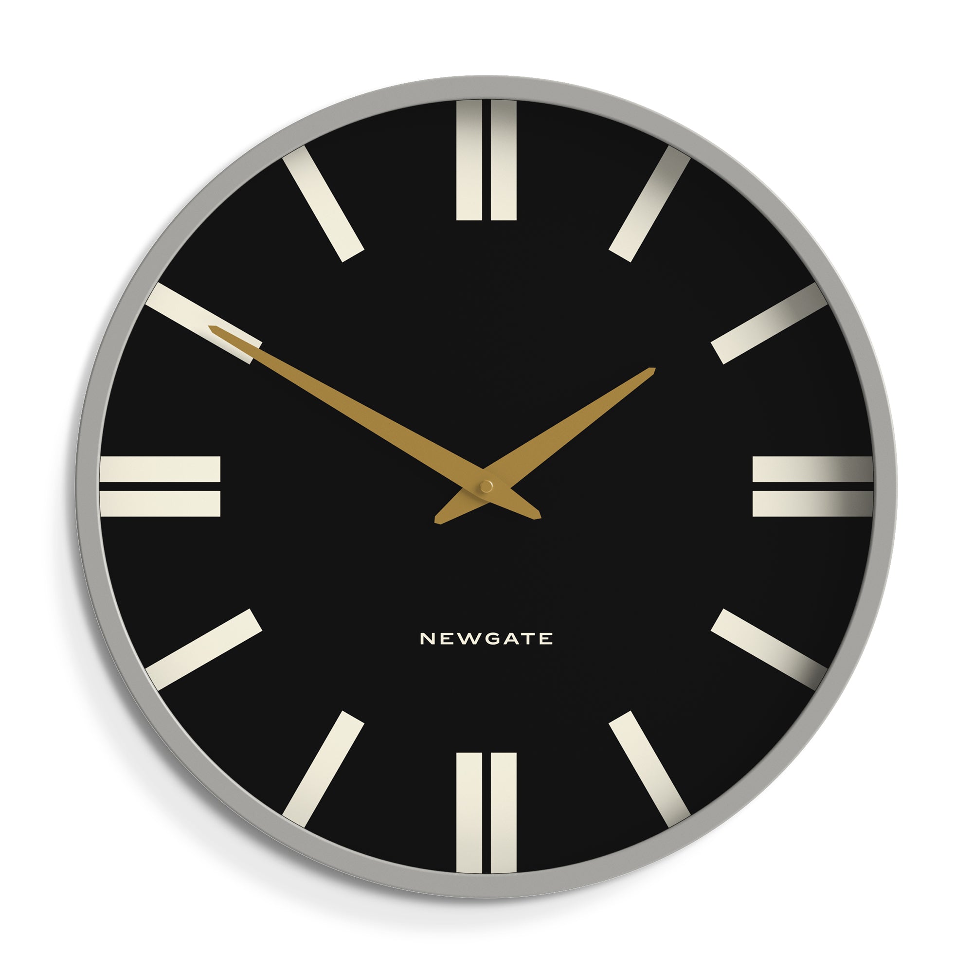 Buy Newgate Universal Plaza Wall Clock Grey 43cm Online – Oh Clocks