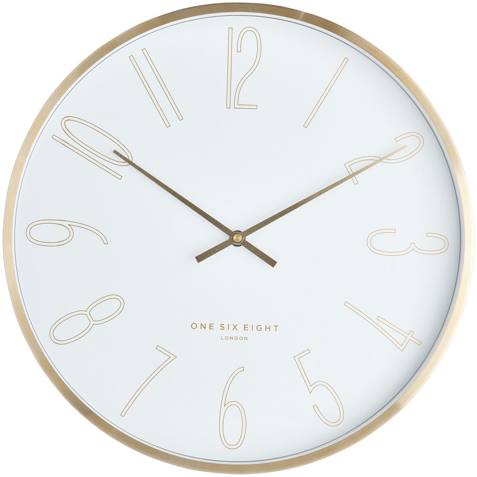 Buy One Six Eight London Astrid Wall Clock White 40cm Online – Oh Clocks