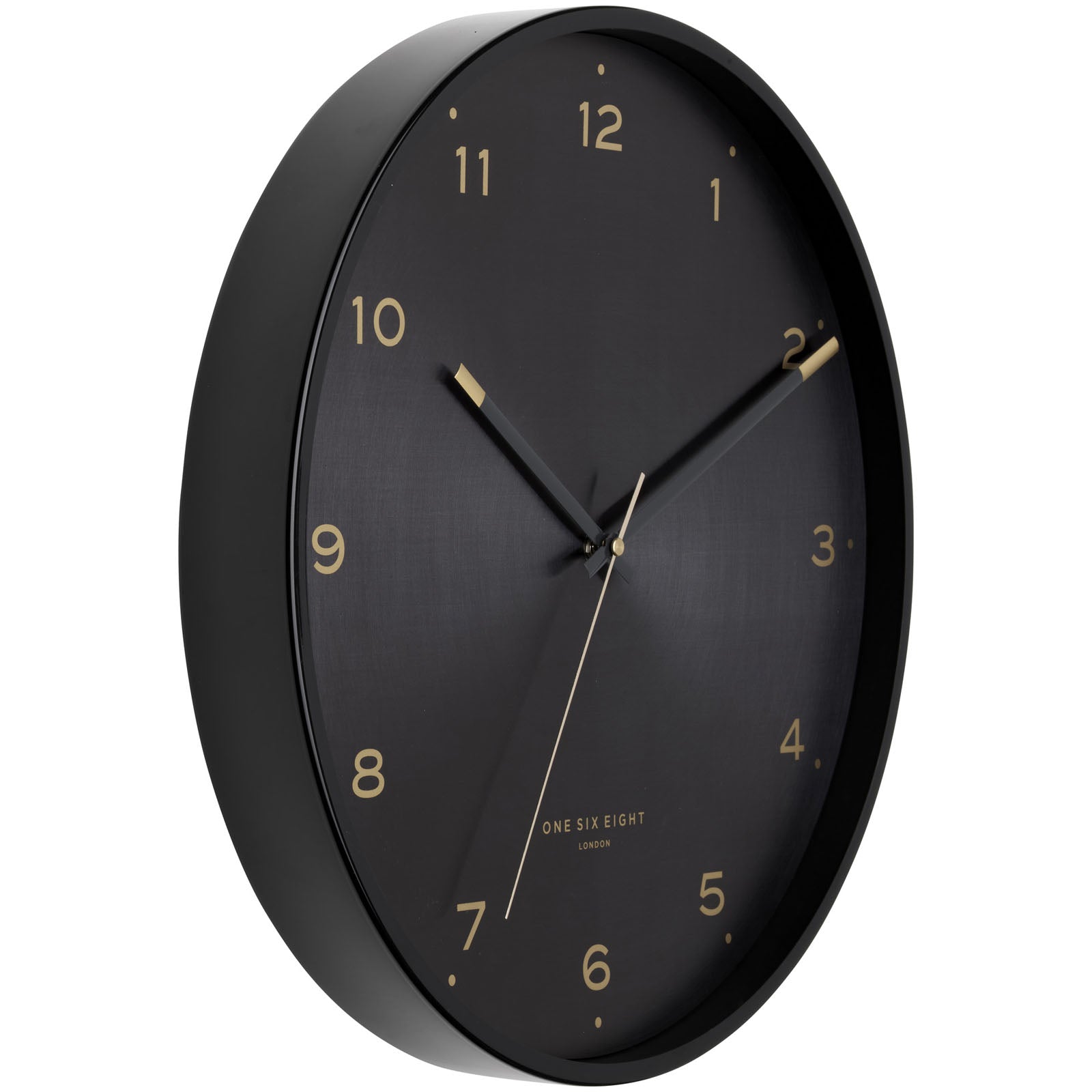 Buy One Six Eight London Elsa Wall Clock Black 40cm Online – Oh Clocks