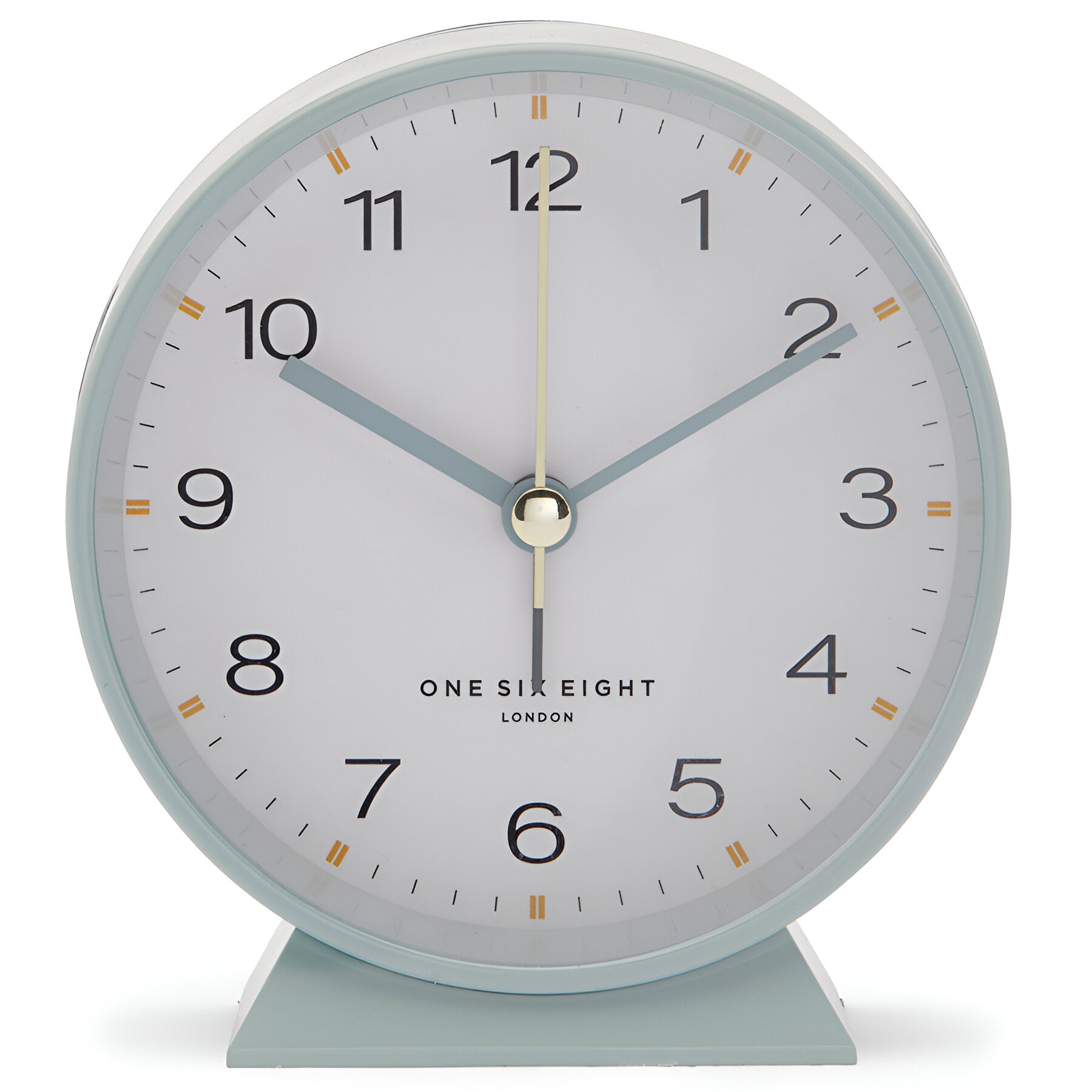 Buy One Six Eight London Hayley Metal Alarm Clock Sage Green 10cm – Oh ...