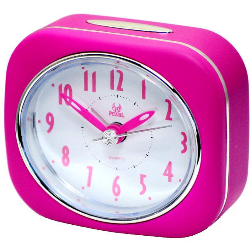 Buy Pearl Time Betty Alarm Clock Pink 9cm Online – Oh Clocks
