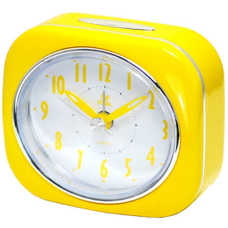 Buy Pearl Time Betty Alarm Clock Yellow 9cm Online – Oh Clocks
