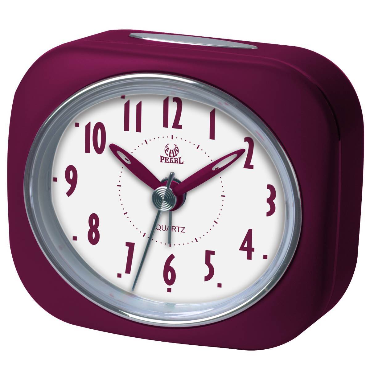 Buy Pearl Time Betty Alarm Clock Burgundy 9cm Online – Oh Clocks