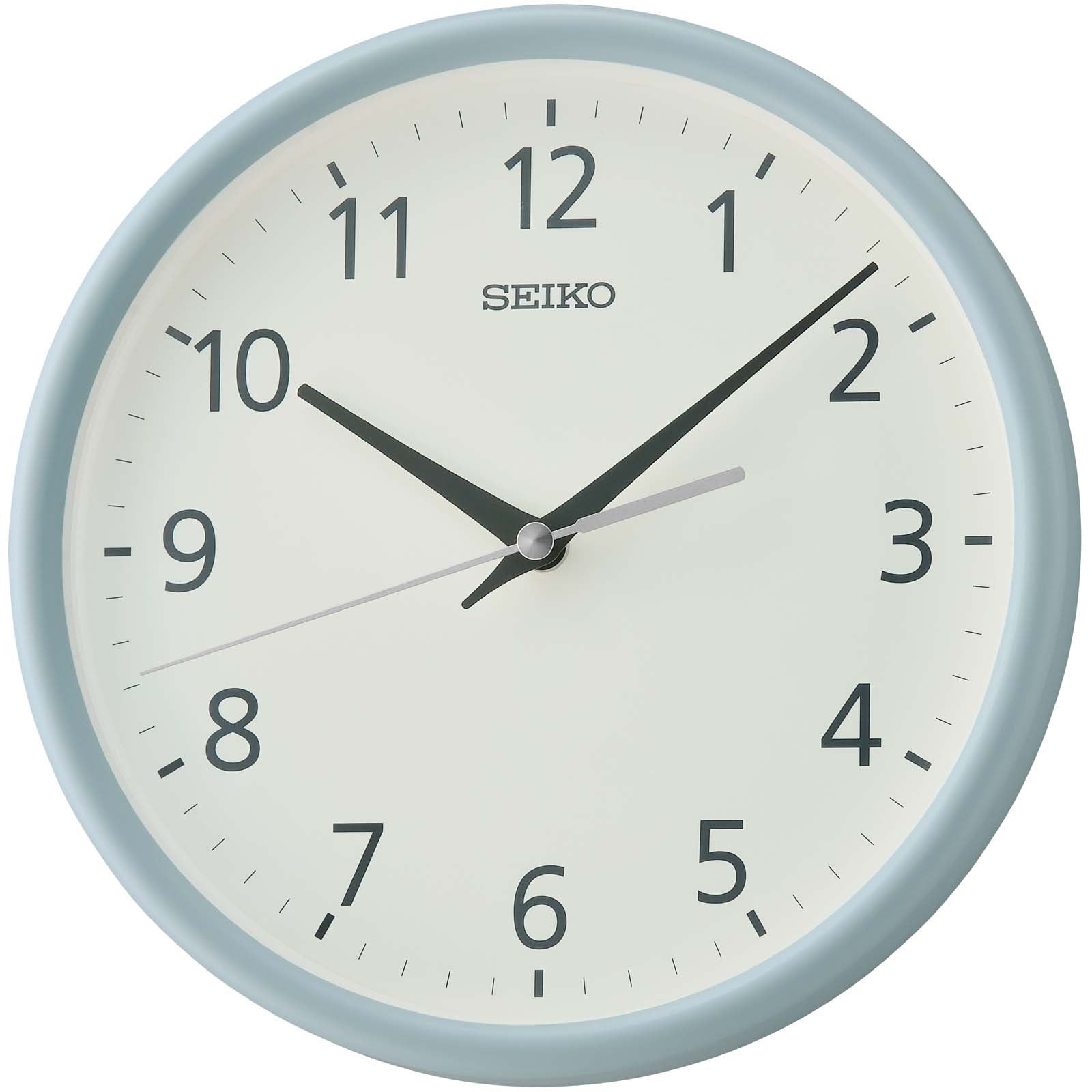 Buy Seiko Nicolai Wall & Desk Clock Matt Blue 22cm Online – Oh Clocks