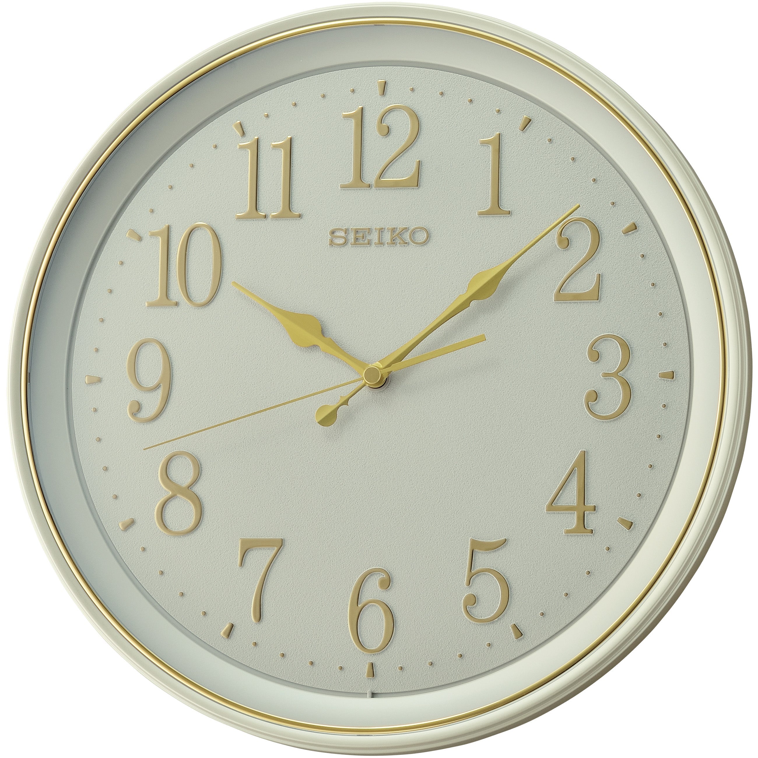 Buy Seiko Vickie Wall Clock White 34cm Online – Oh Clocks