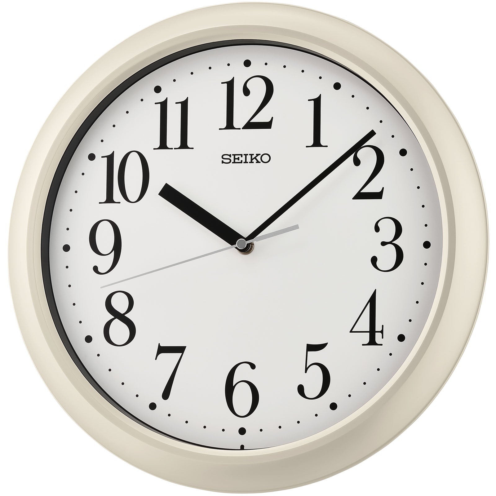 Buy Seiko Wilson Wall Clock Pearl White 33cm Online – Oh Clocks