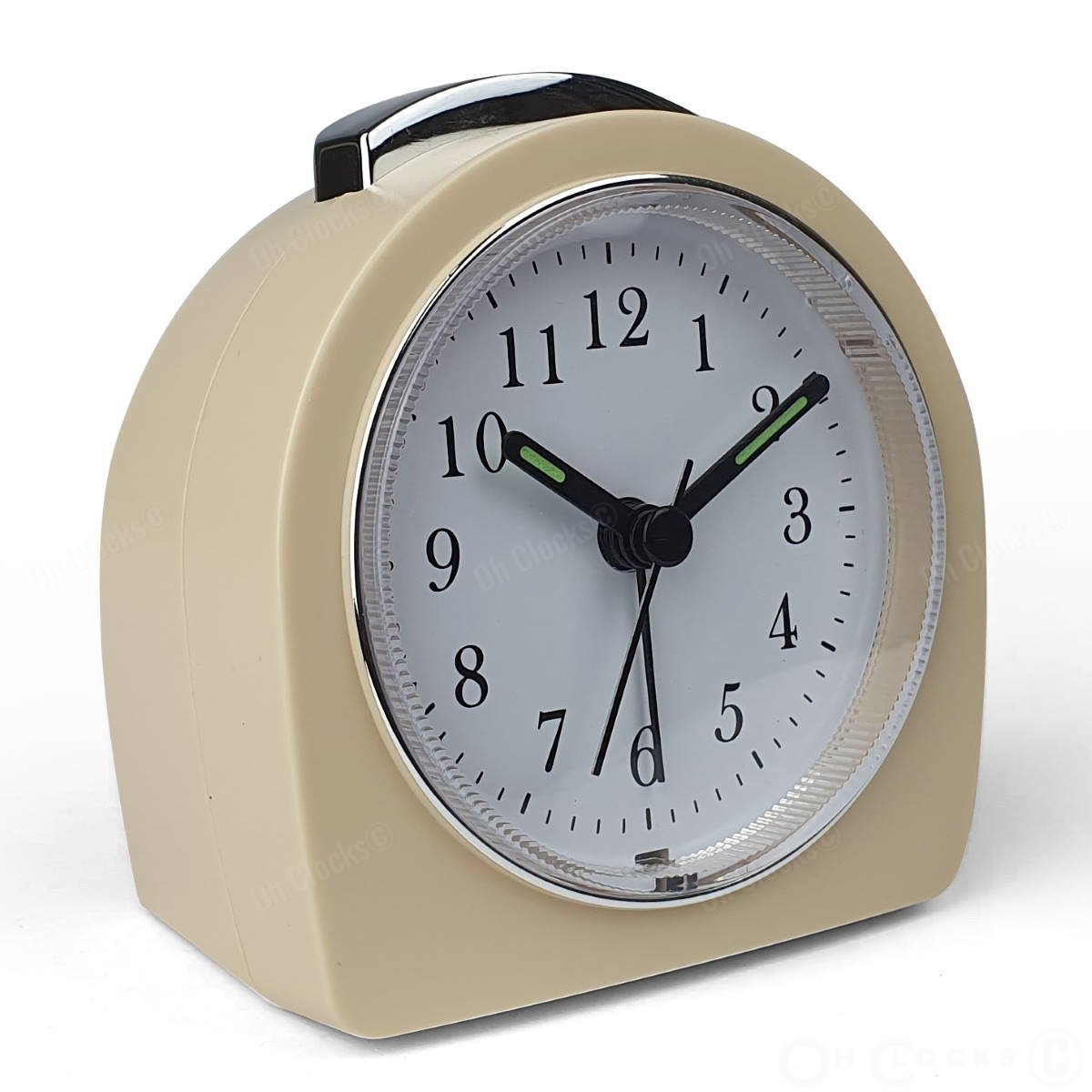 Buy TFA Retro Alarm Clock Cream 9cm Online – Oh Clocks