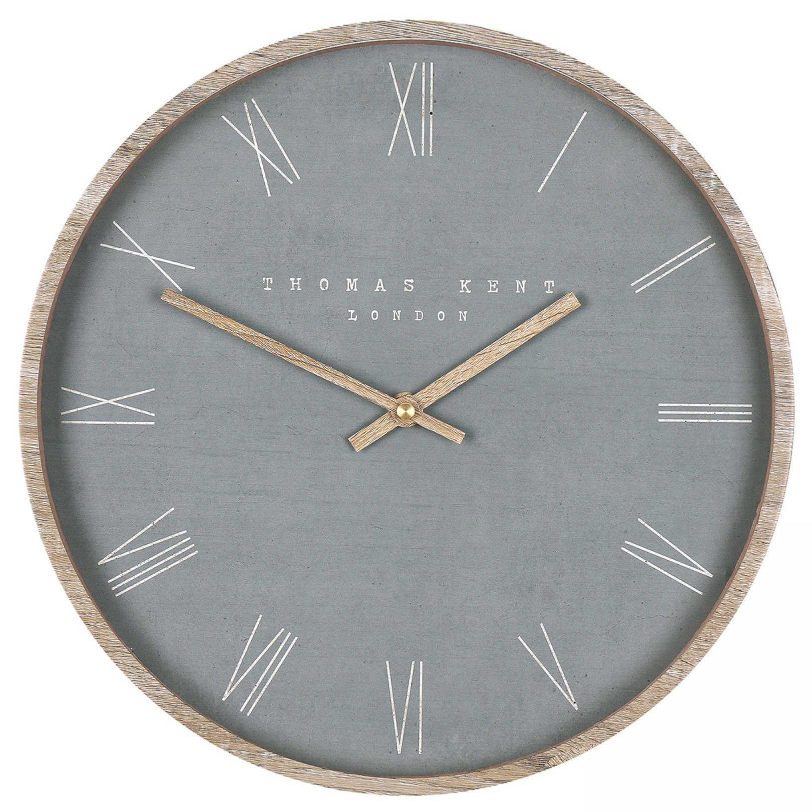 Buy Thomas Kent Nordic Rustic Wall Clock Cement Grey 30cm Online – Oh ...