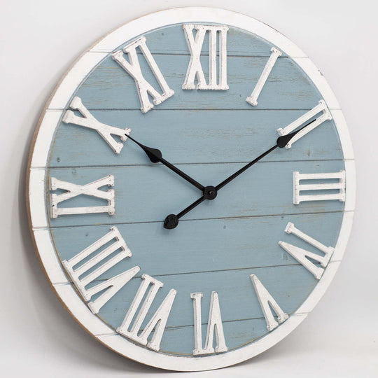 Buy Hamptons Double Frame Floating Wall Clock 60cm Online – Oh Clocks