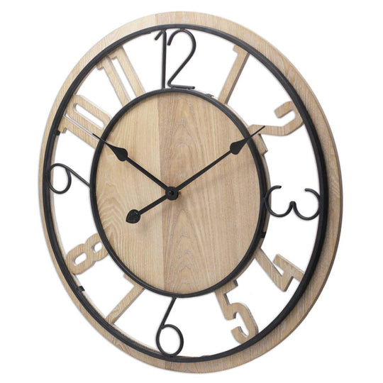 Buy Hamptons Double Frame Floating Wall Clock 60cm Online – Oh Clocks