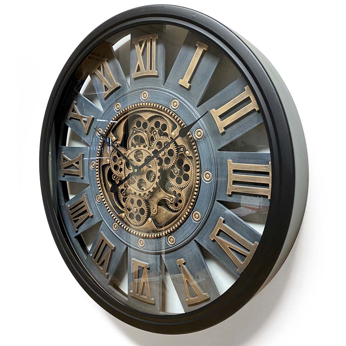 Buy Themis Metal Moving Gears Wall Clock 72cm Online – Oh Clocks
